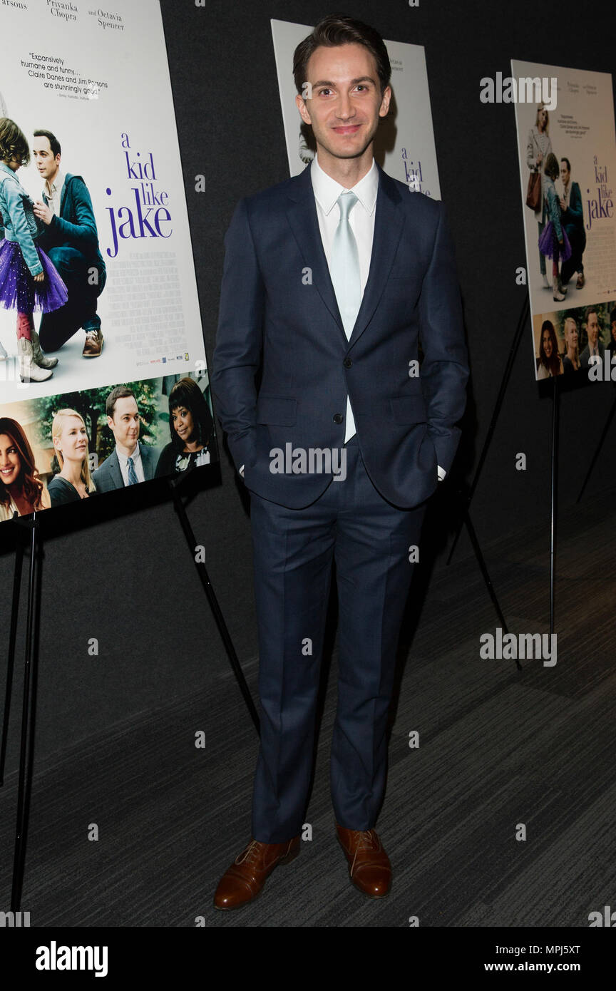 Daniel Pearle attends A Kid Like Jake premiere at The Landmark at 57 ...
