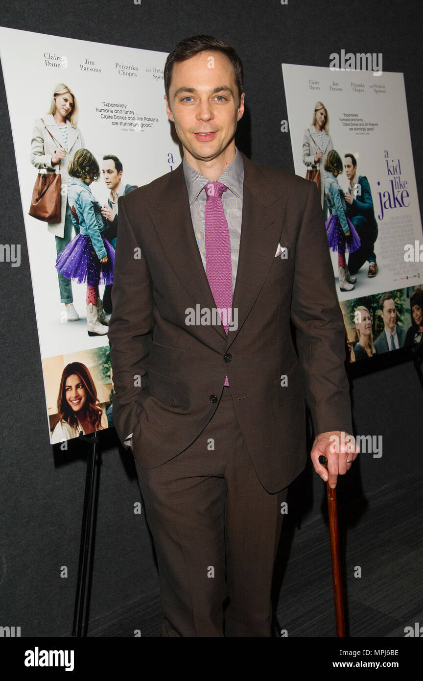 Jim Parsons attends A Kid Like Jake premiere at The Landmark at 57 West ...