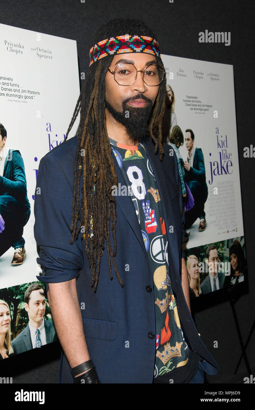 Ty Hunter attends A Kid Like Jake premiere at The Landmark at 57 West ...