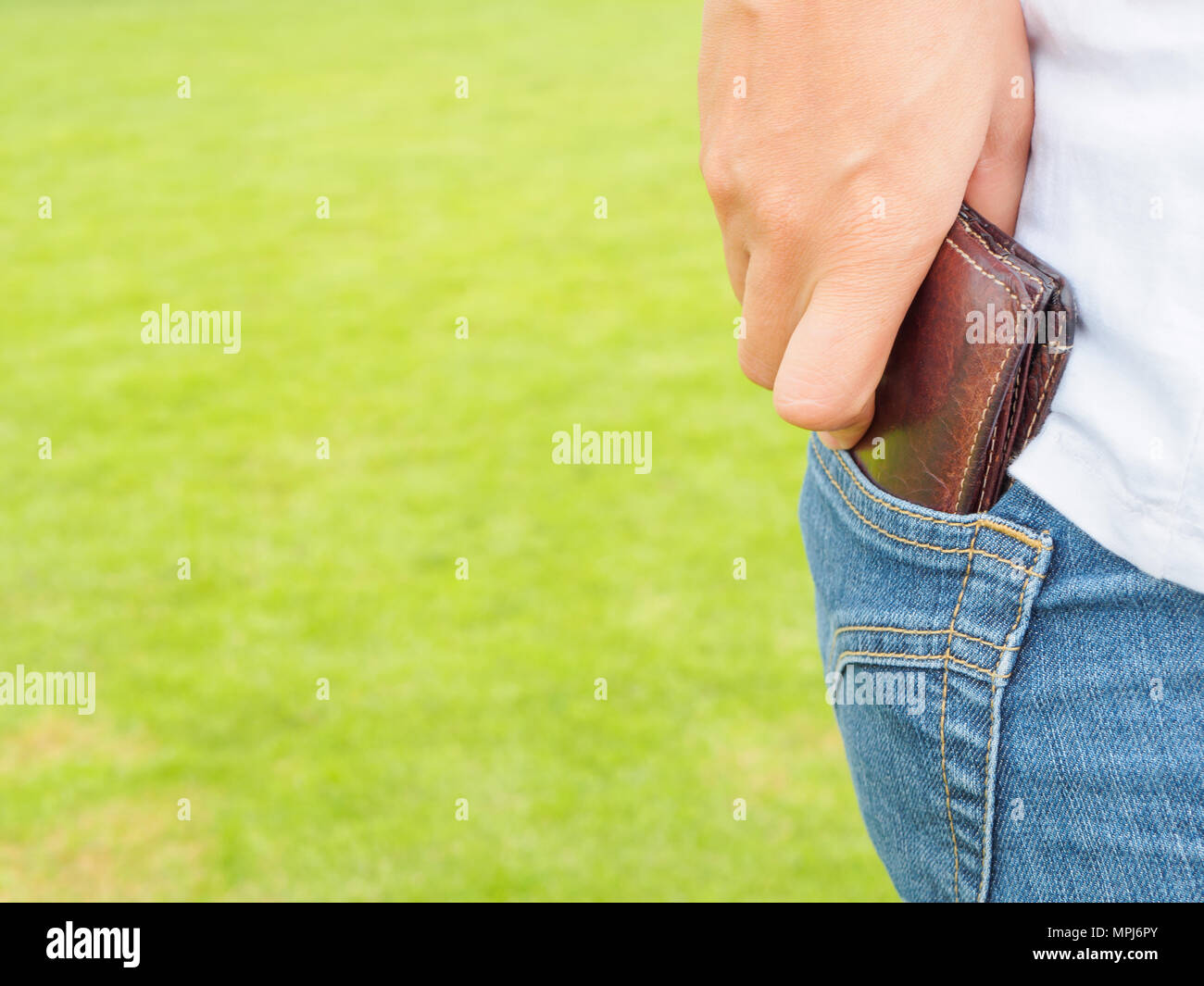 Male hand inside trousers hi-res stock photography and images - Alamy