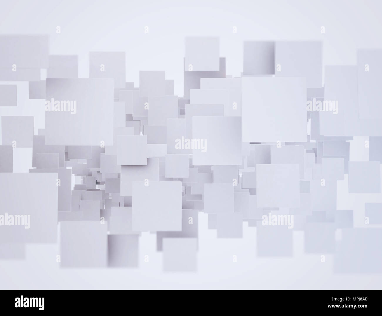 Abstract 3d squares overlapping Stock Photo - Alamy