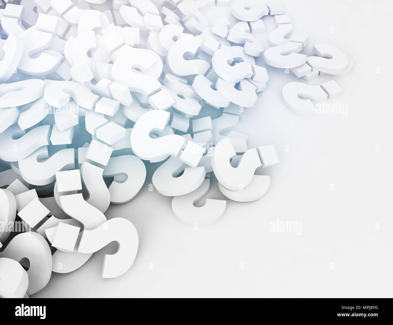 3d question mark hi-res stock photography and images - Alamy