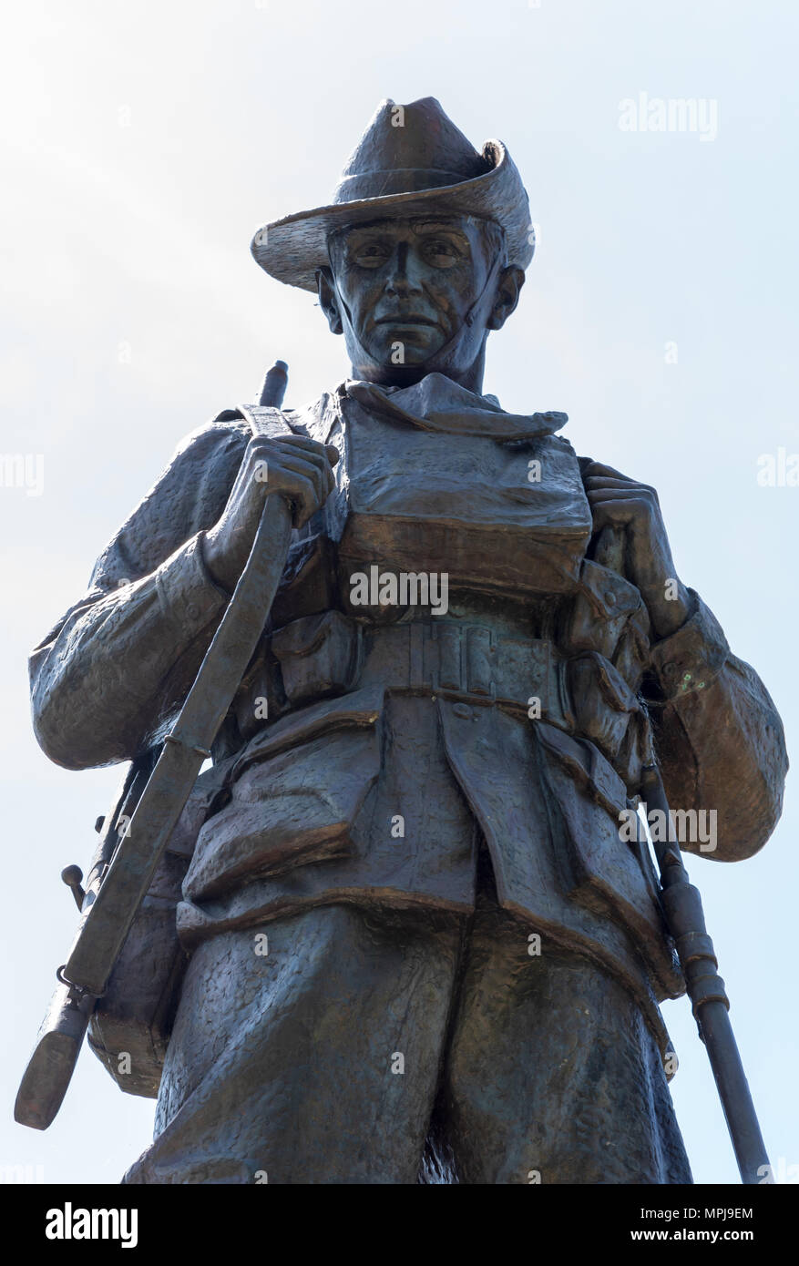 Digger of the Australian 2nd Division Memorial, Mont St Quentin, France ...