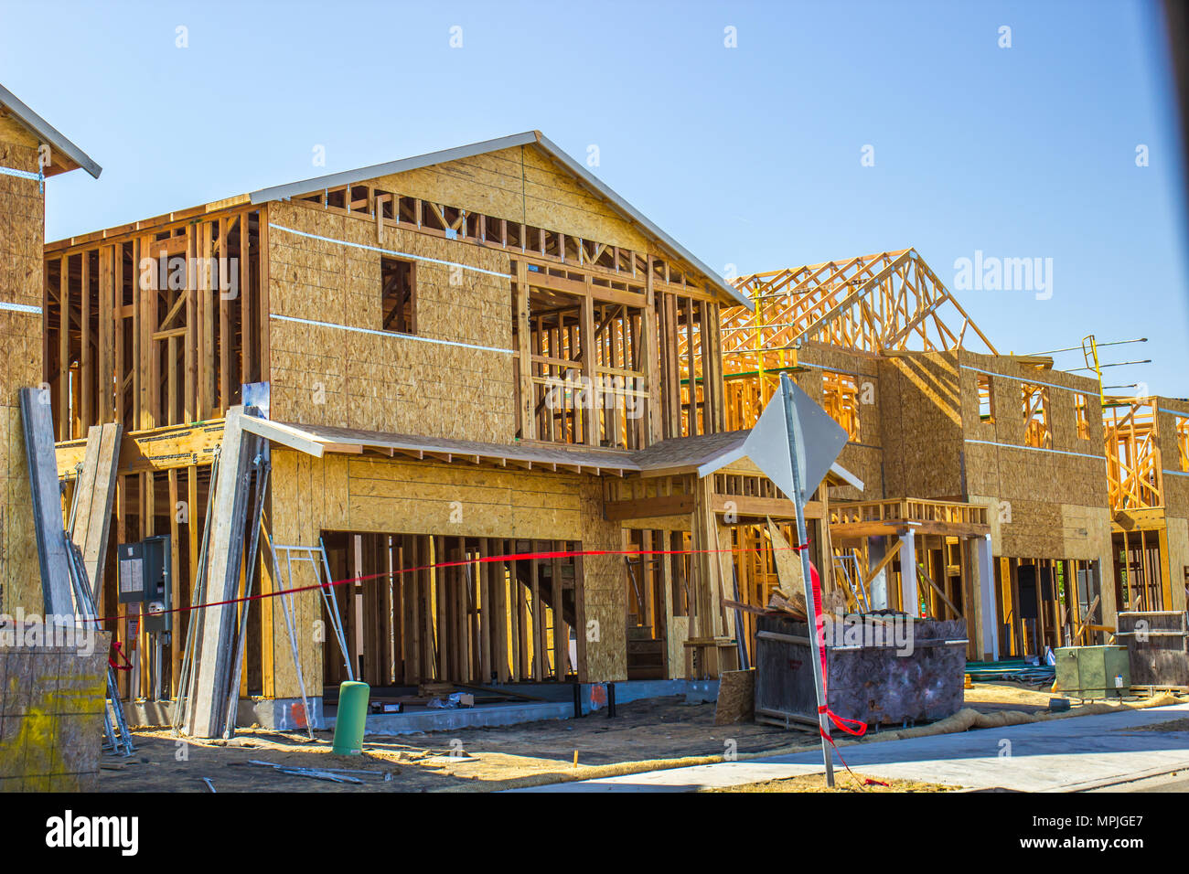 Two story wooden buildings hi-res stock photography and images - Alamy