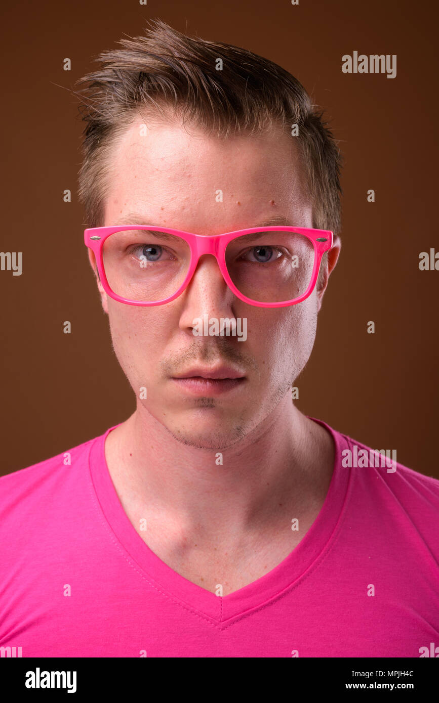 Pink man hi-res stock photography and images - Alamy