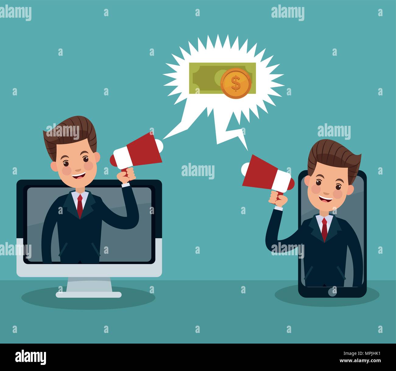 Businessman and money cartoons Stock Vector Image & Art - Alamy