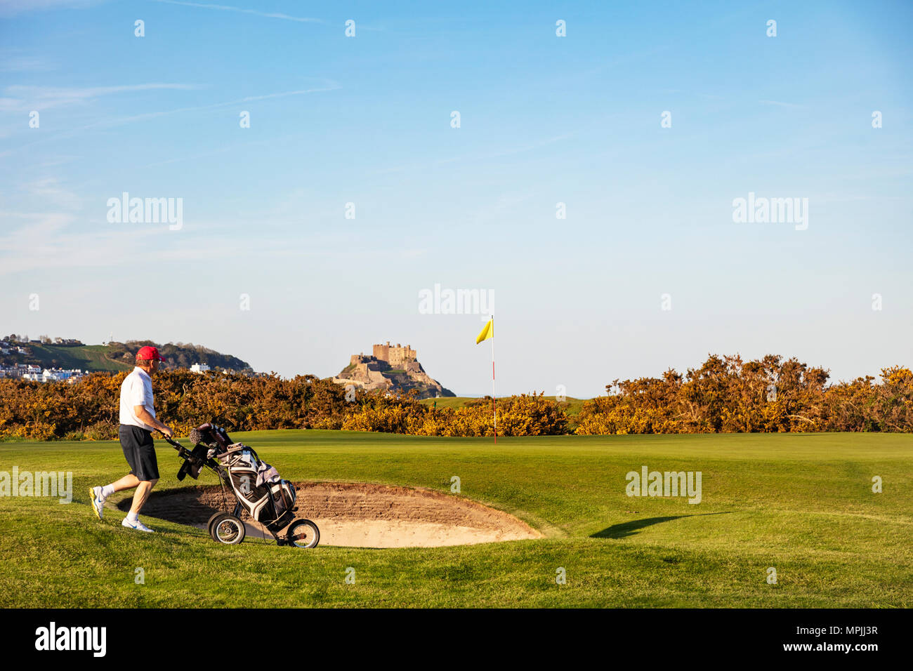 Jersey channel island flag hi-res stock photography and images - Alamy