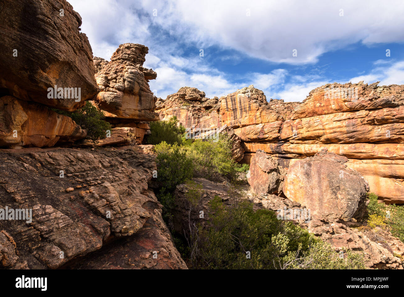 Rock formation in the Cederberg Stock Photo - Alamy