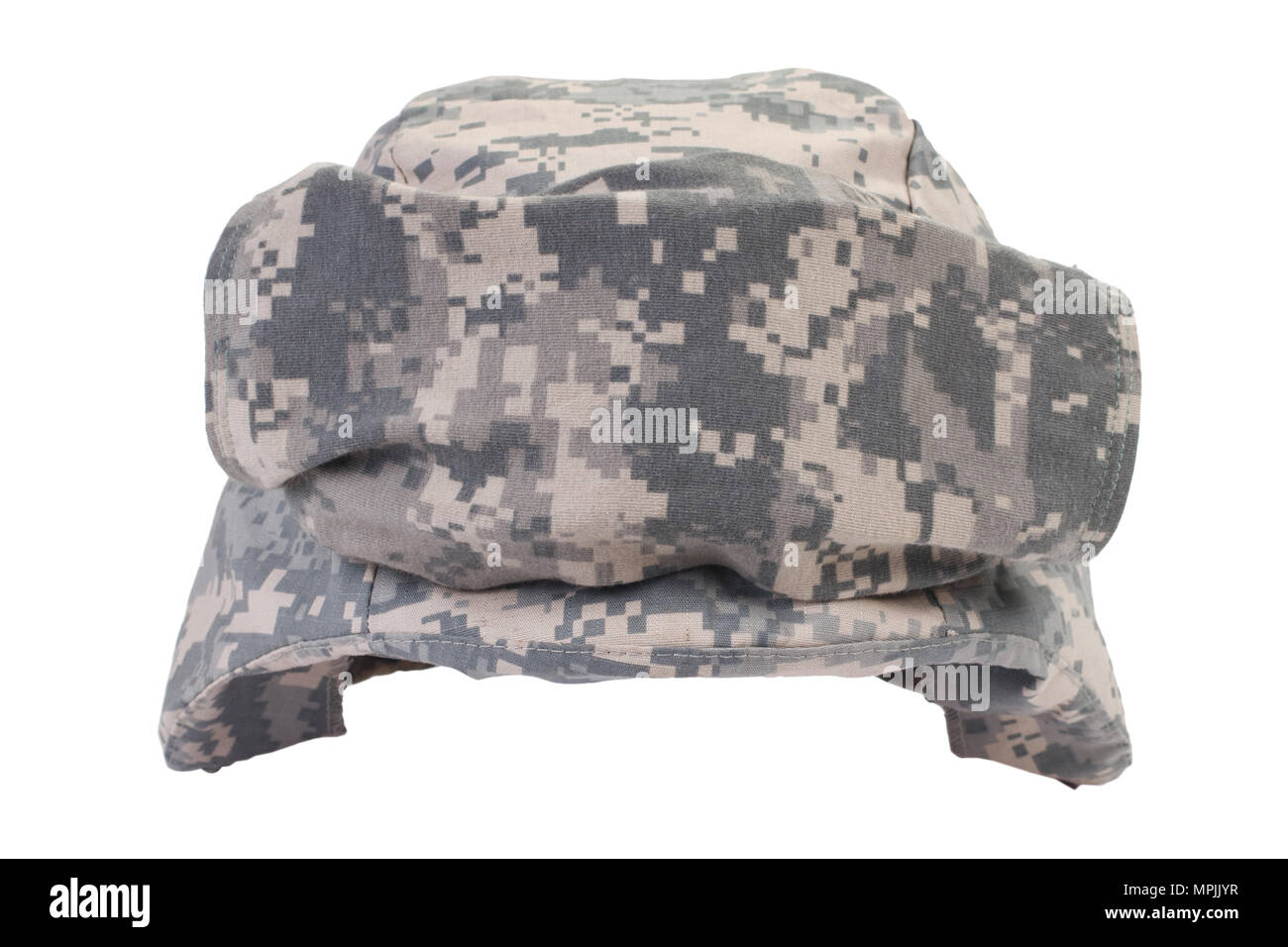 kevlar helmet with a camouflage cover and protective goggles isolated ...