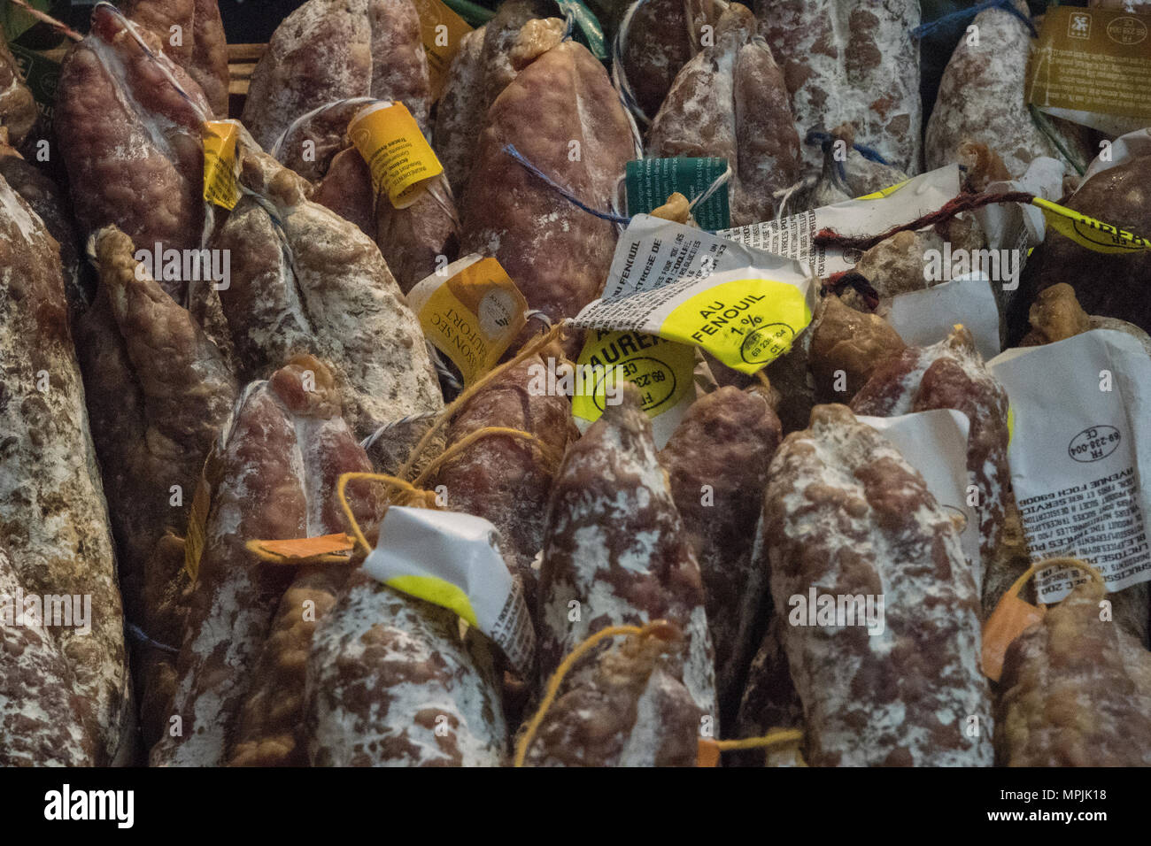 Meats slicing hi-res stock photography and images - Alamy