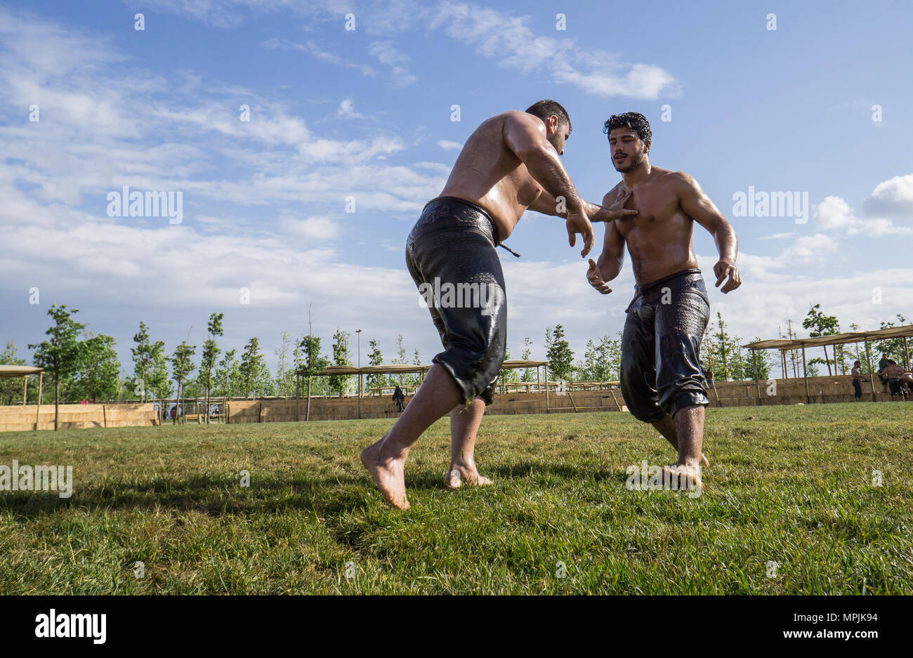 Oil wrestling turkey hi-res stock photography and images - Alamy