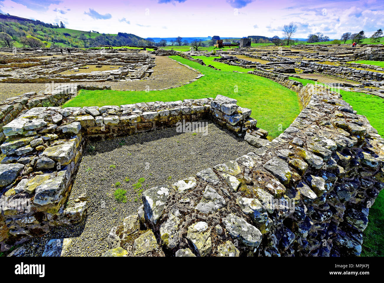 Vindolanda Roman Fort and Museum Northumberland Roman living quarters ...