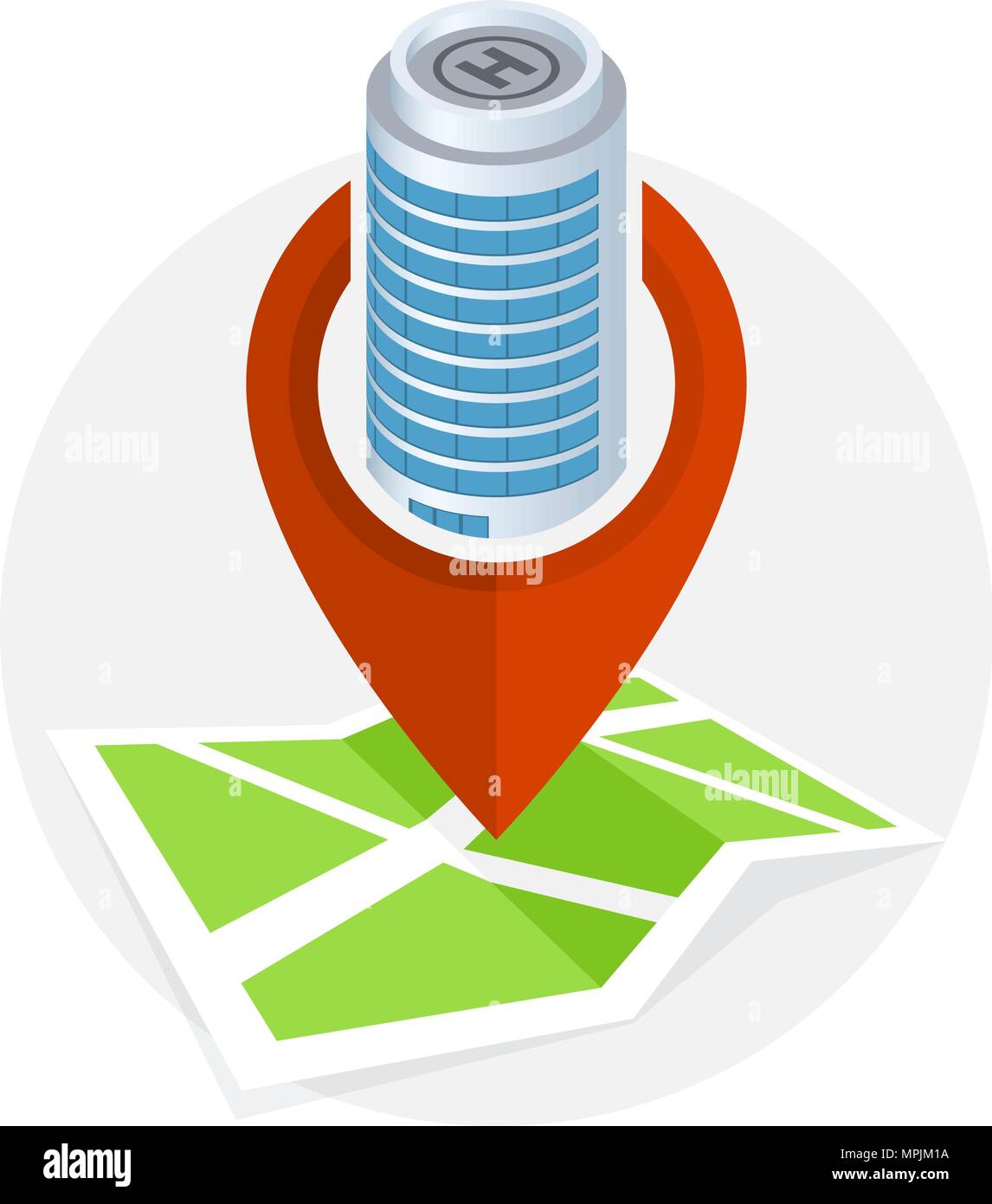 Location Icon. Locating Your Business Stock Vector Image & Art - Alamy