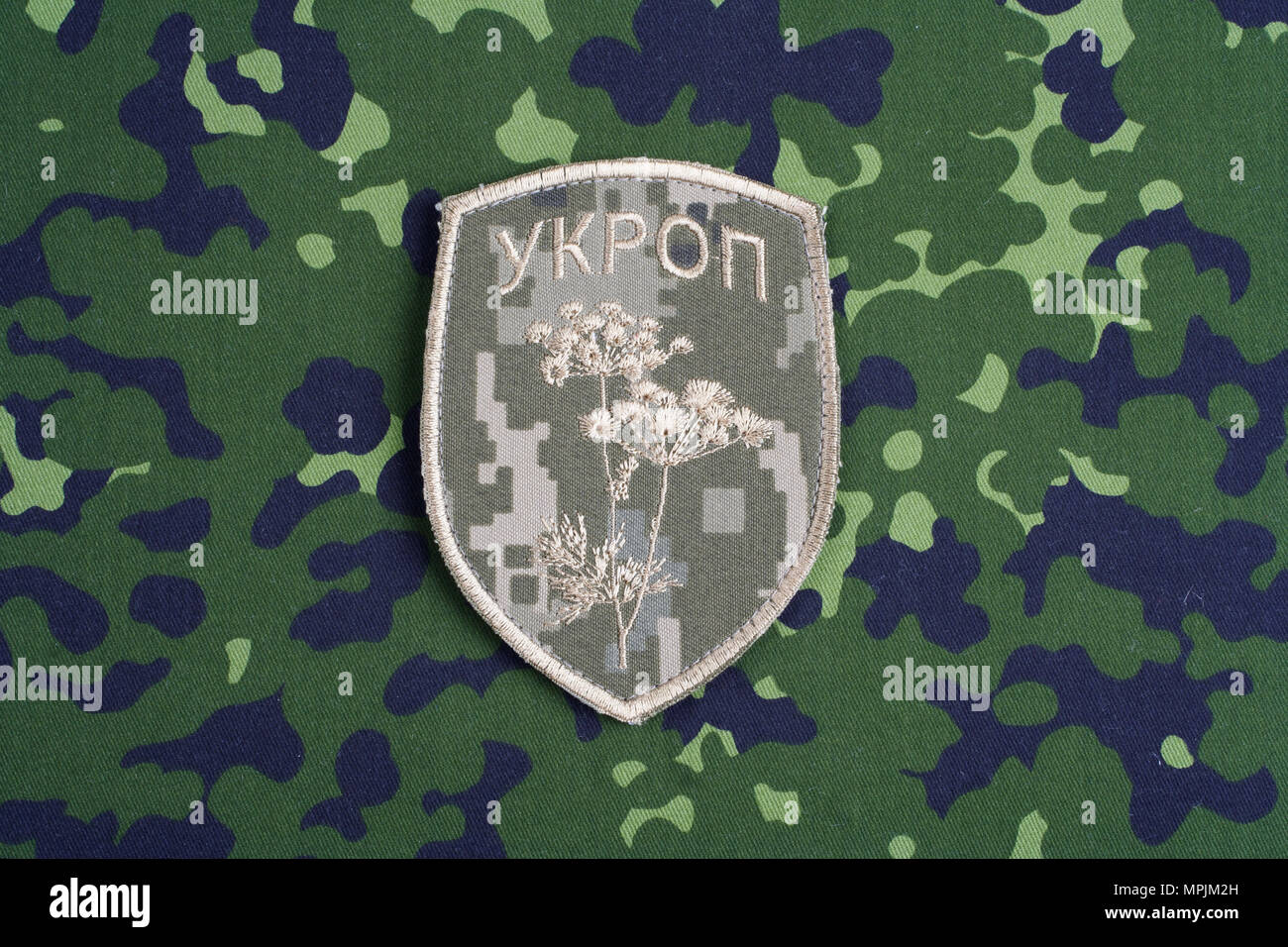 Unofficial uniform badge "UKROP Stock Photo - Alamy
