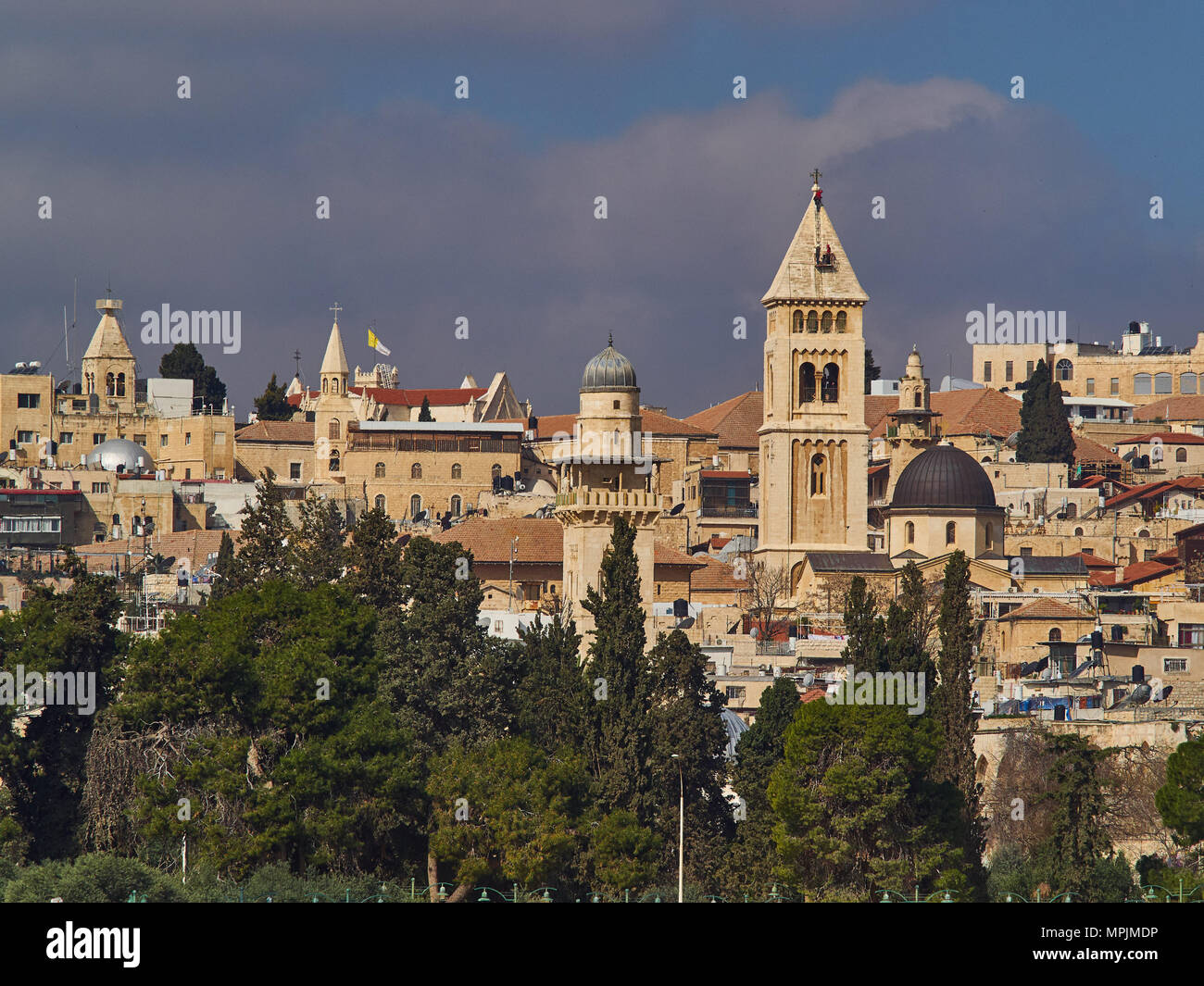 High buildings and chapels, domes of mosques Arabian quarter East ...