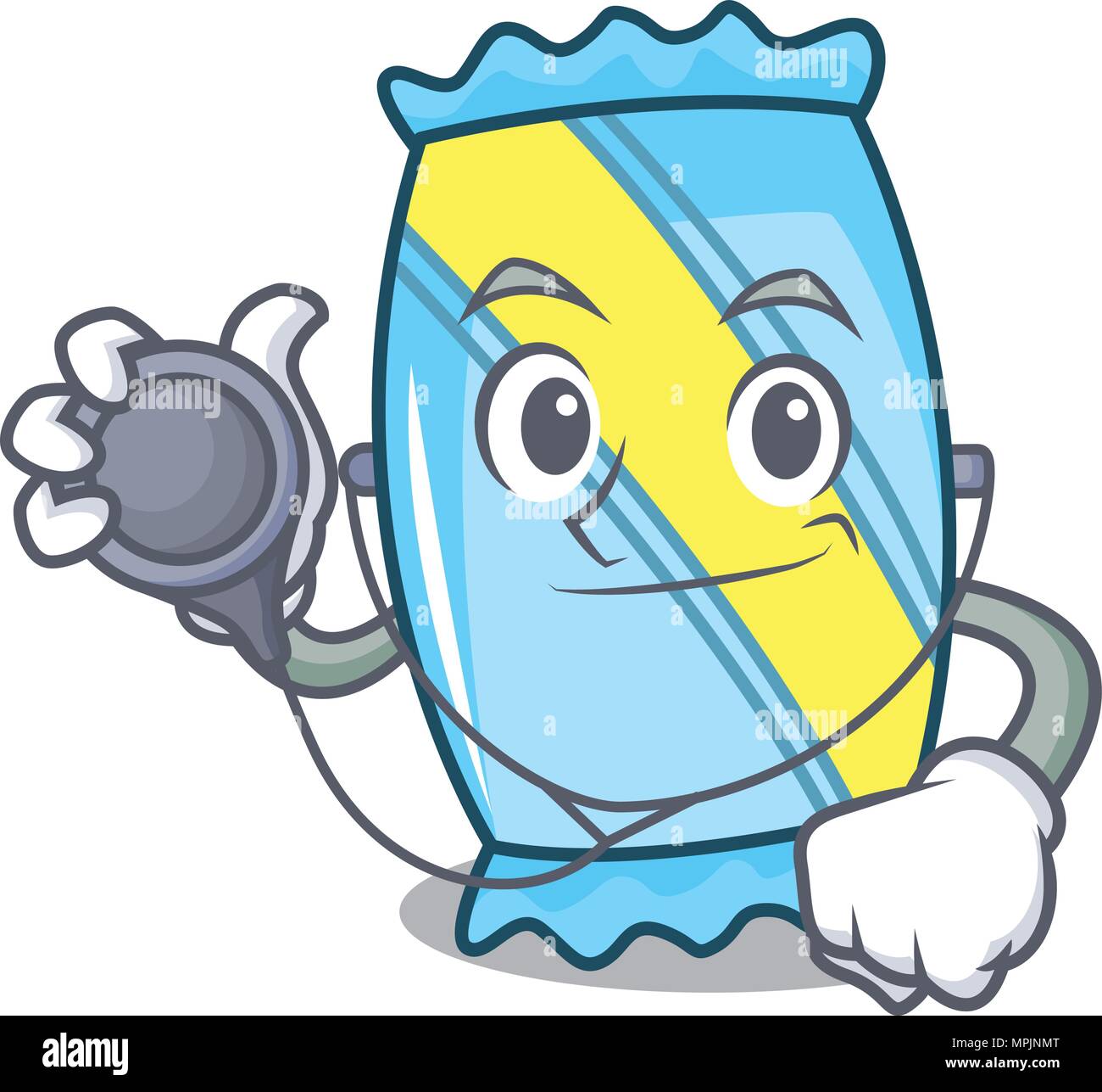 Doctor candy character cartoon style Stock Vector Image & Art - Alamy