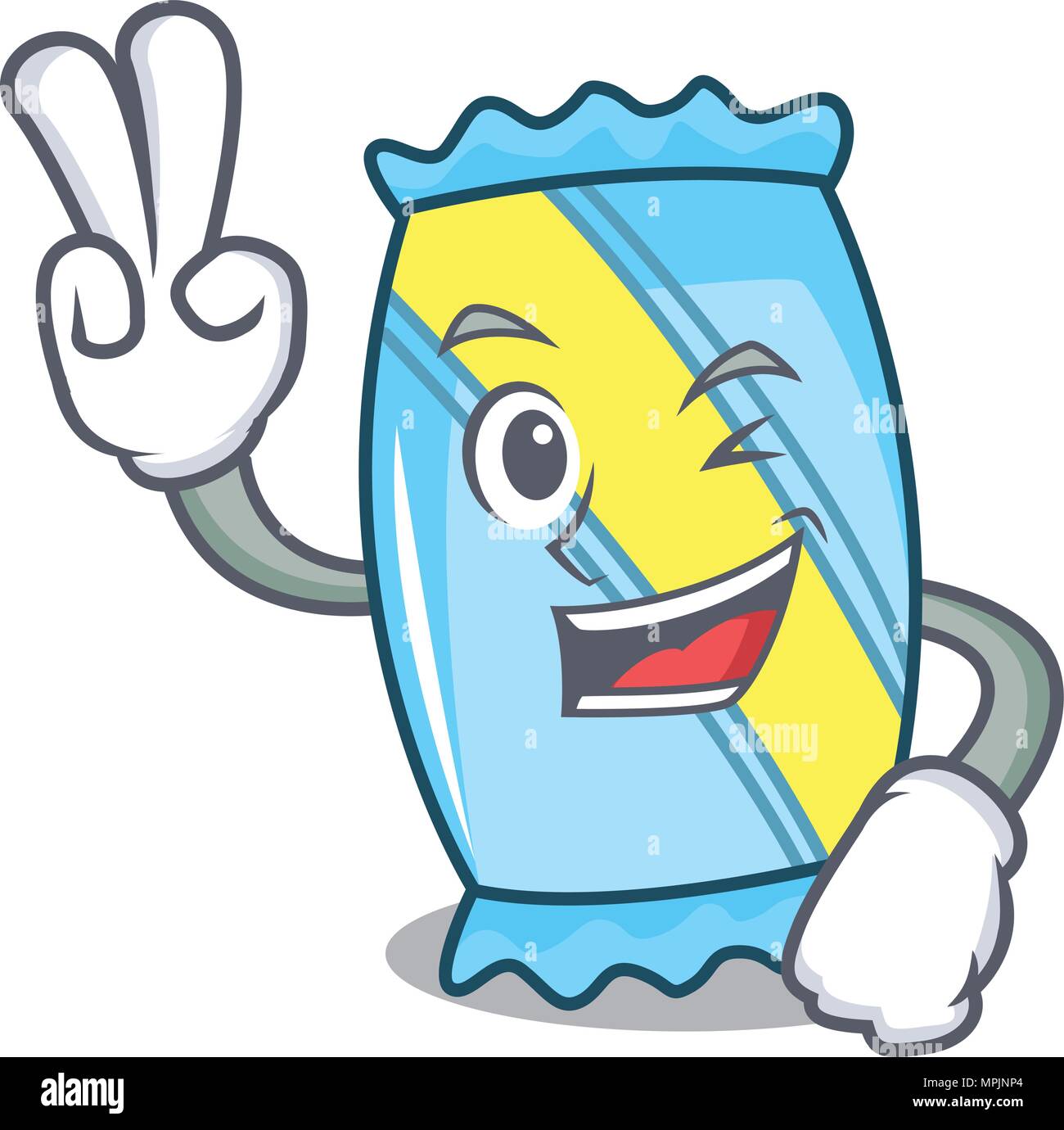 Two finger candy character cartoon style Stock Vector Image & Art - Alamy