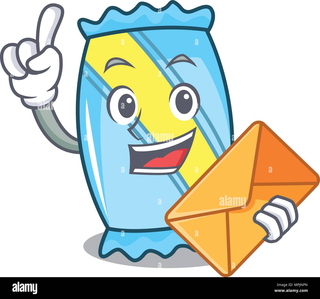 With envelope candy character cartoon style Stock Vector Image & Art ...