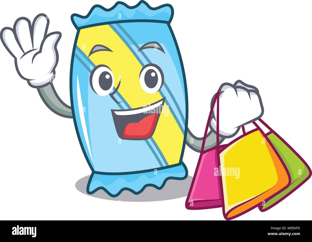 Shopping candy character cartoon style Stock Vector Image & Art - Alamy