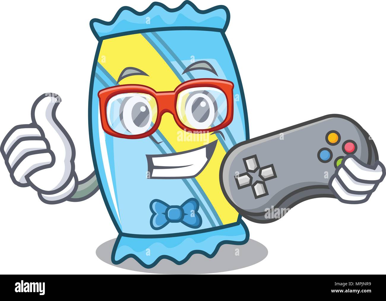 Gamer candy mascot cartoon style Stock Vector Image & Art - Alamy