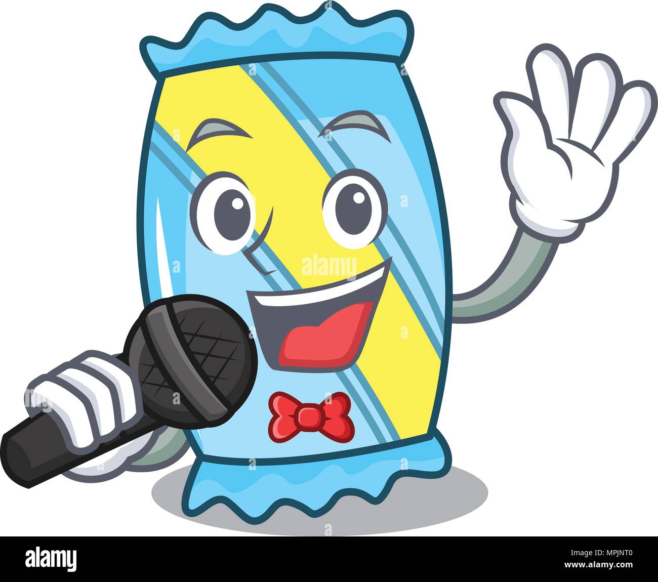 Singing candy mascot cartoon style Stock Vector Image & Art - Alamy
