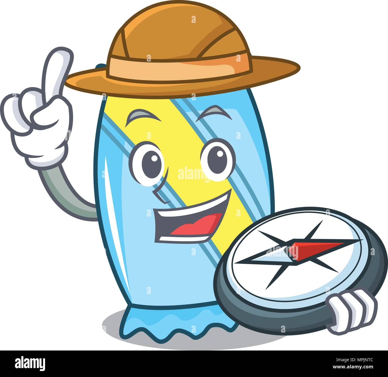 Explorer candy mascot cartoon style Stock Vector Image & Art - Alamy