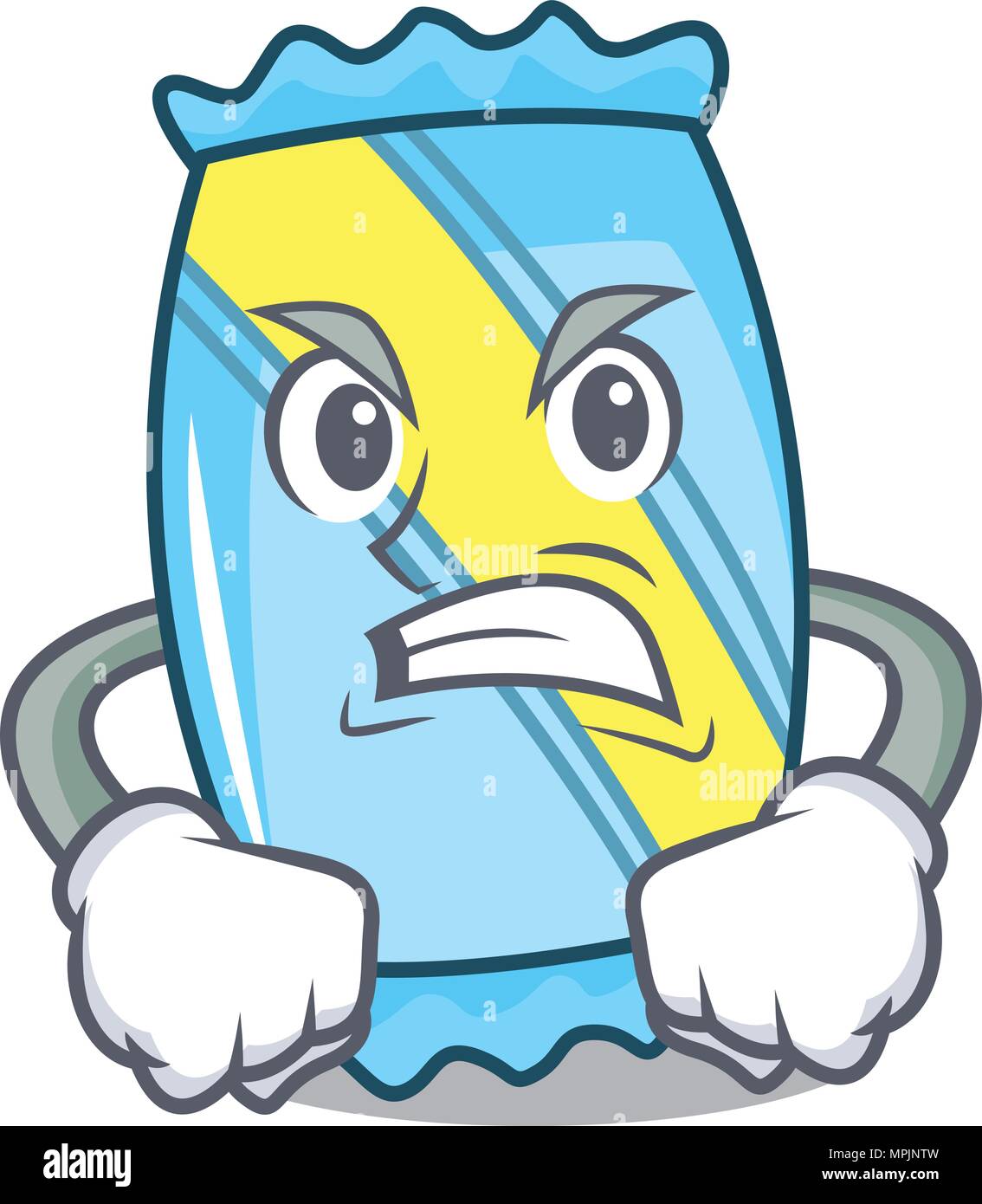 Angry candy mascot cartoon style Stock Vector Image & Art - Alamy