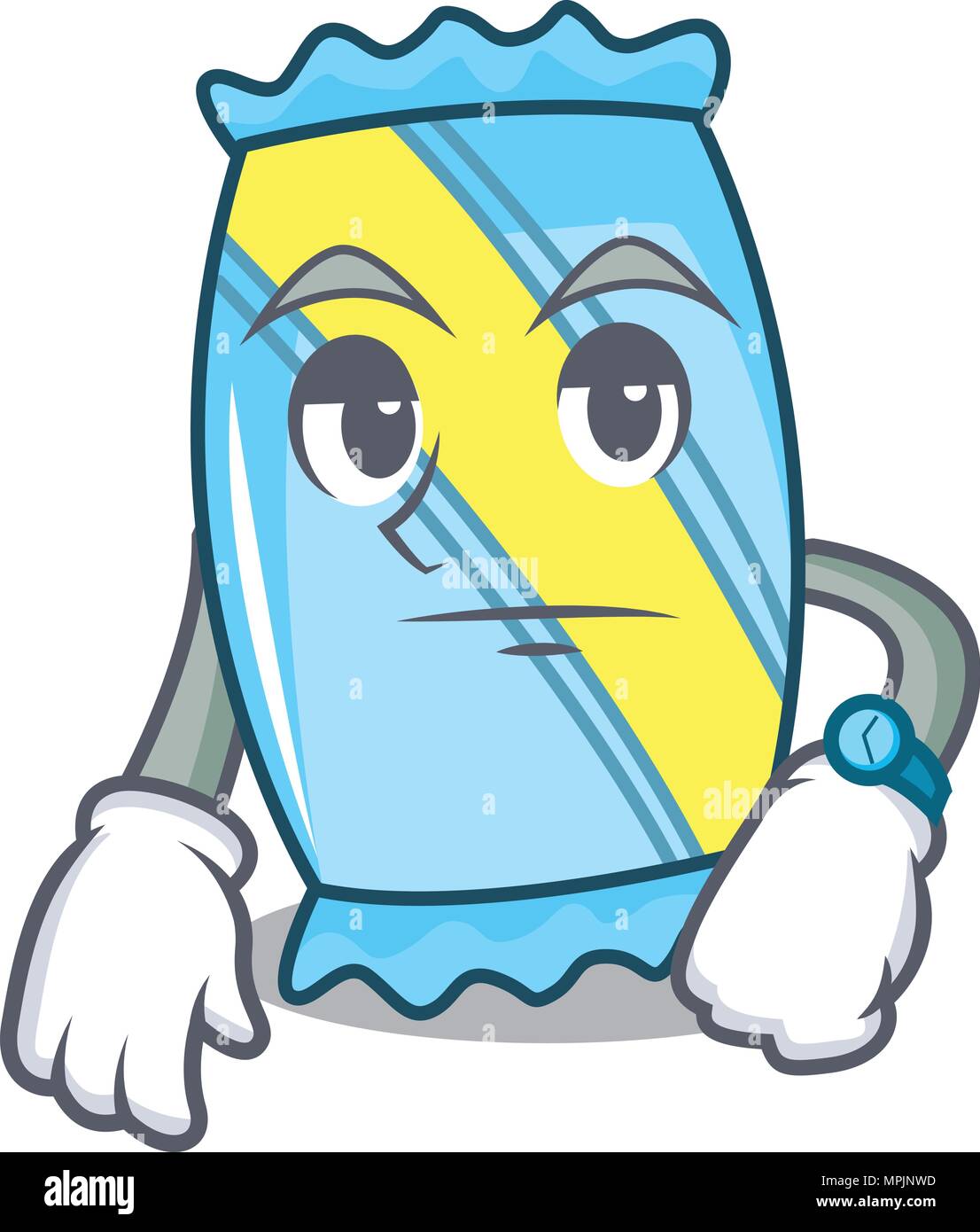 Waiting candy mascot cartoon style Stock Vector Image & Art - Alamy