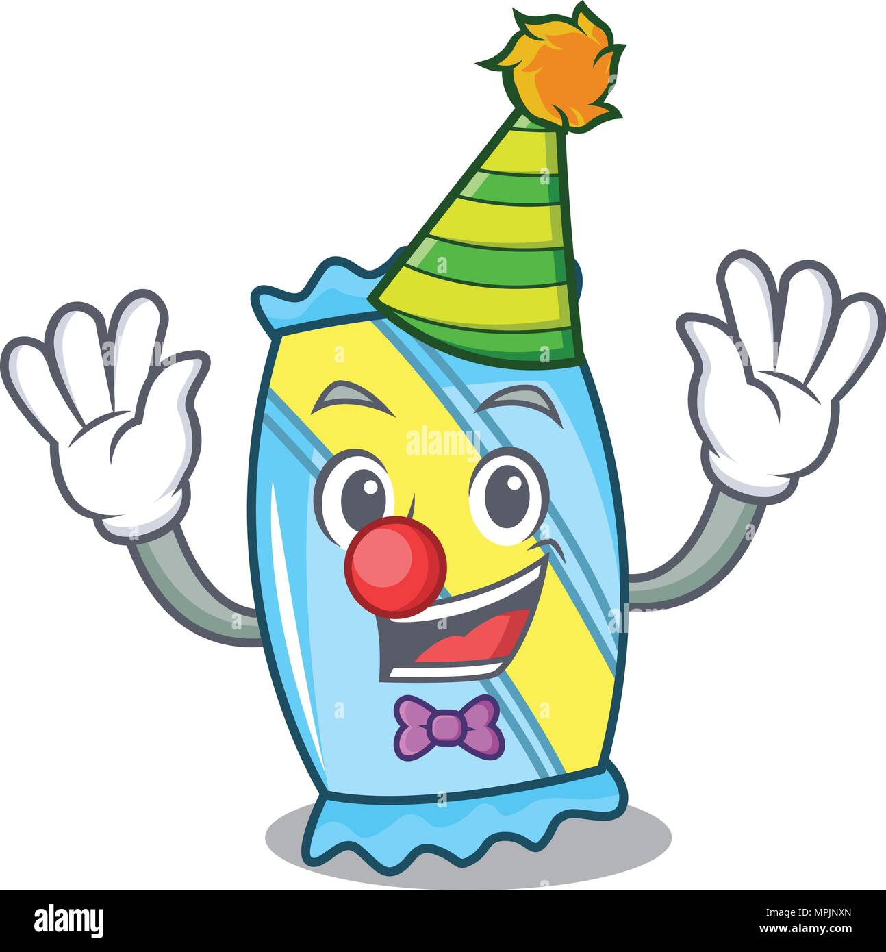 Clown candy mascot cartoon style Stock Vector Image & Art - Alamy