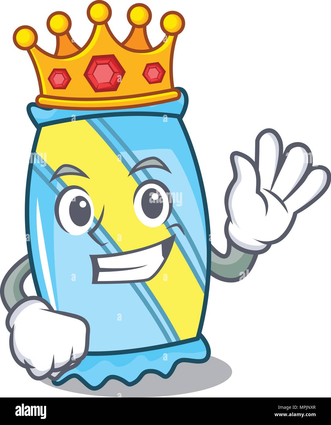 King candy mascot cartoon style Stock Vector Image & Art - Alamy