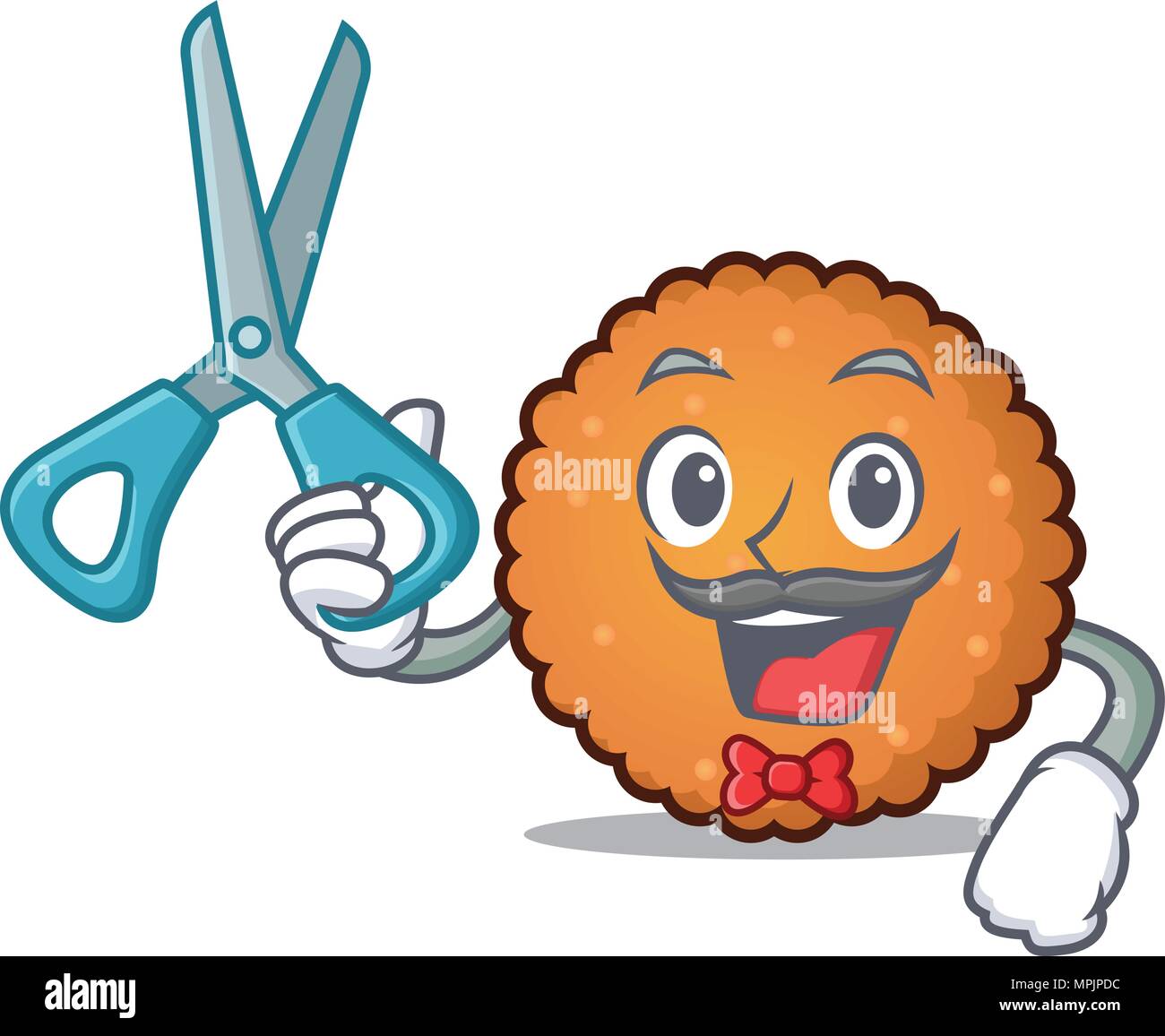 Barber cookies character cartoon style Stock Vector Image & Art - Alamy
