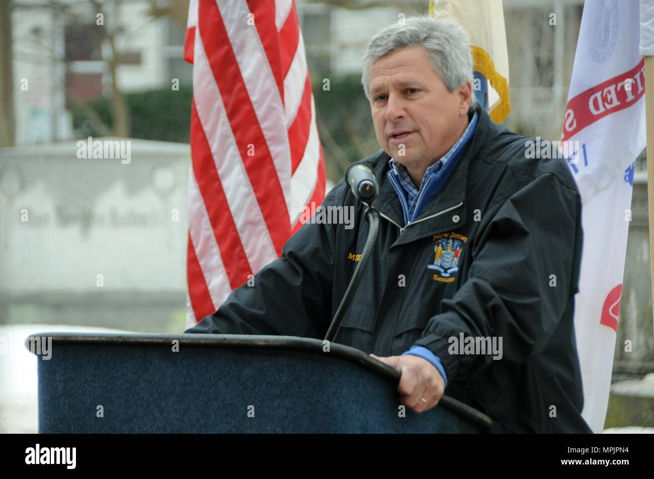 New Jersey State Senator Christopher “Kip” Bateman delivers remarks ...