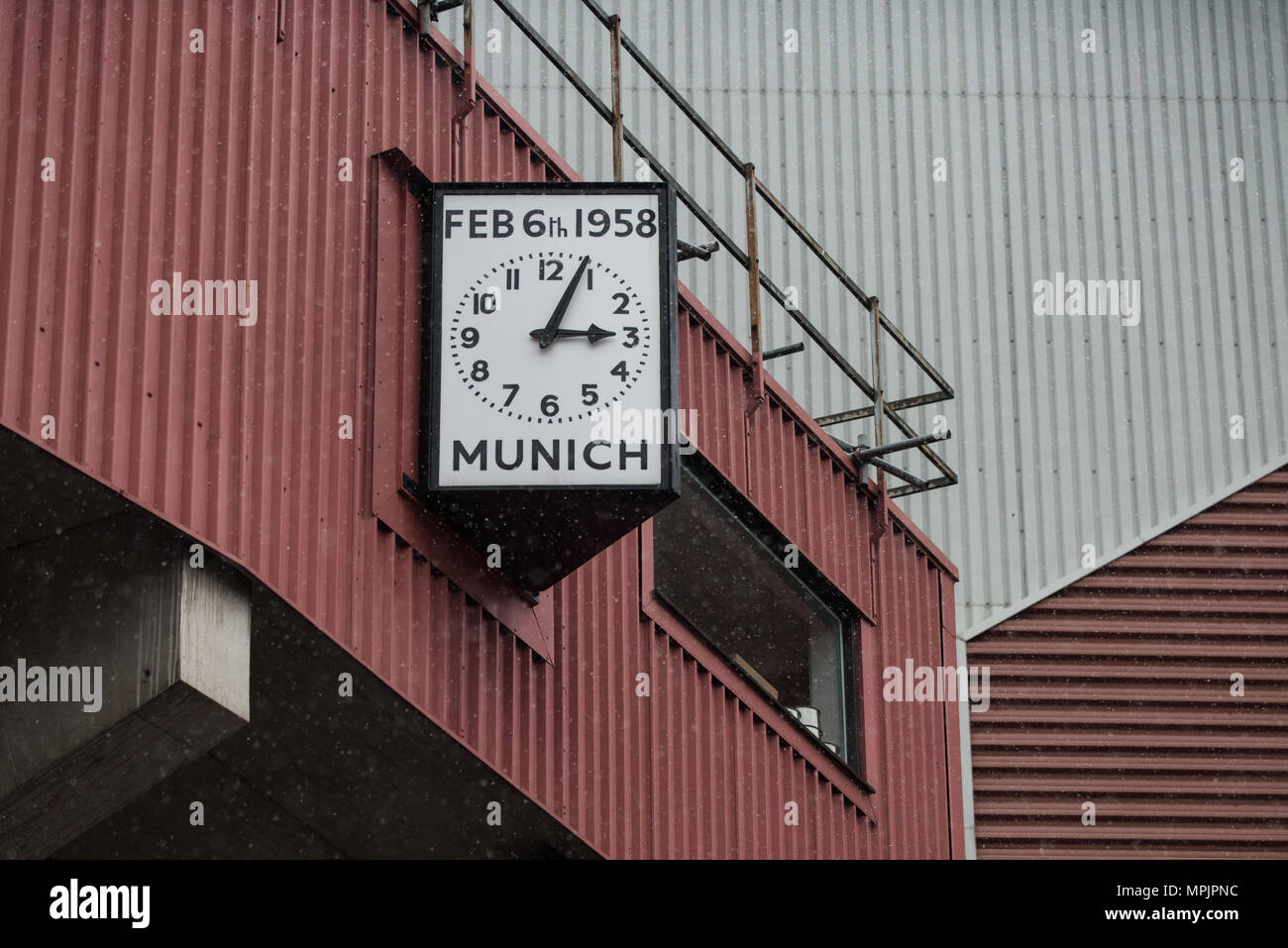 Munich clock old trafford hi-res stock photography and images - Alamy