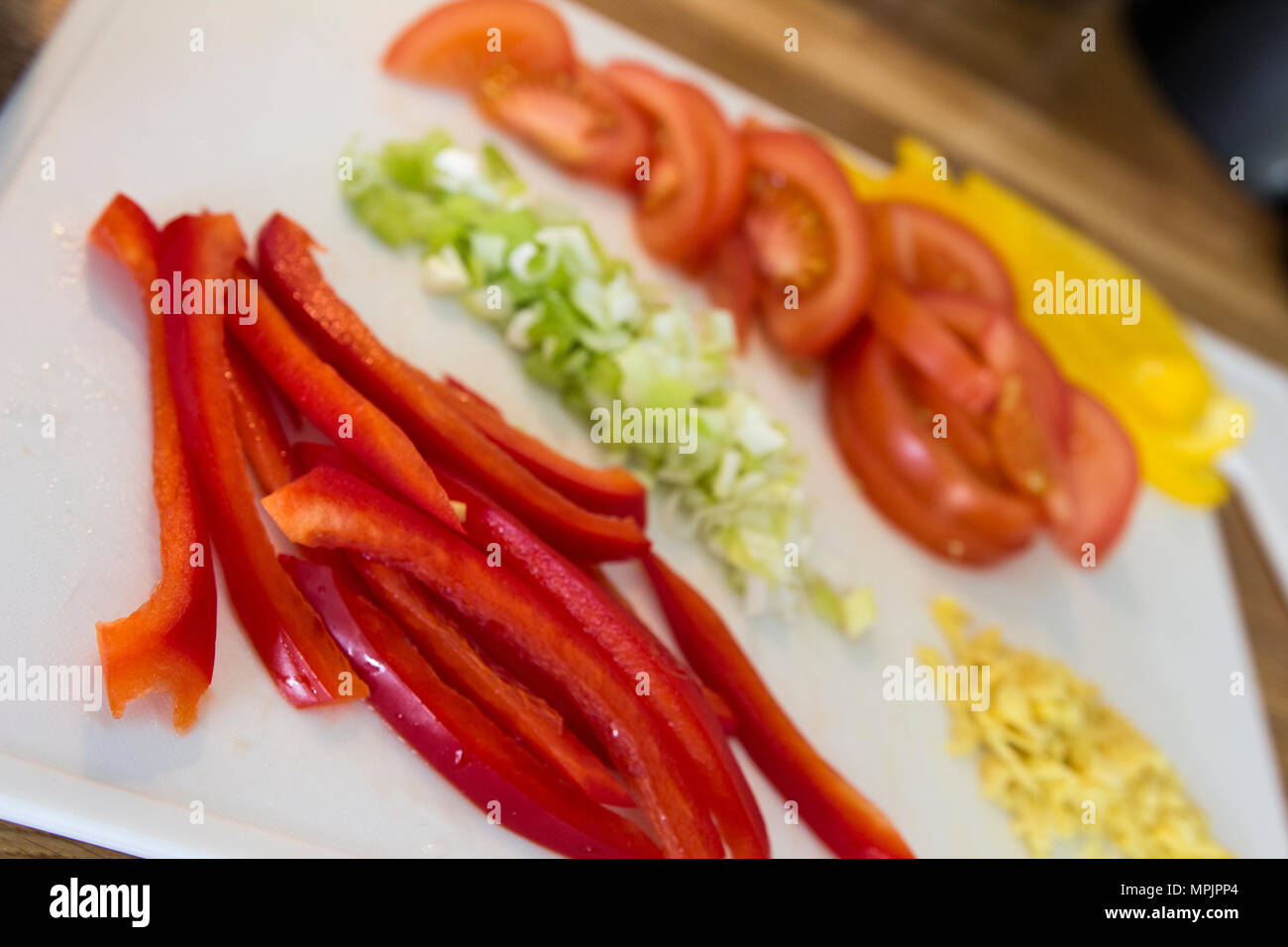 Making food in a kitchen Stock Photo - Alamy