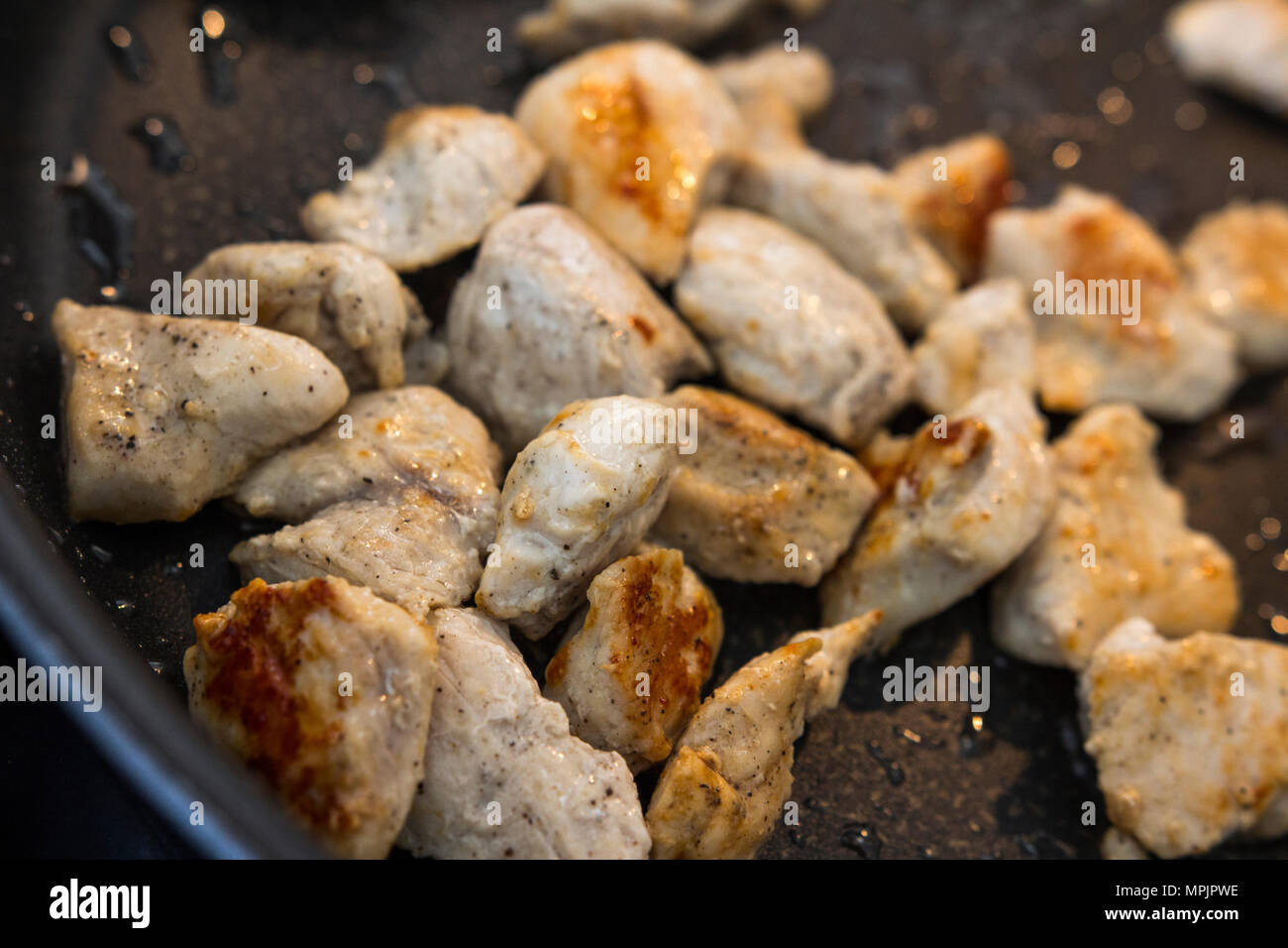 Making food in a kitchen Stock Photo - Alamy