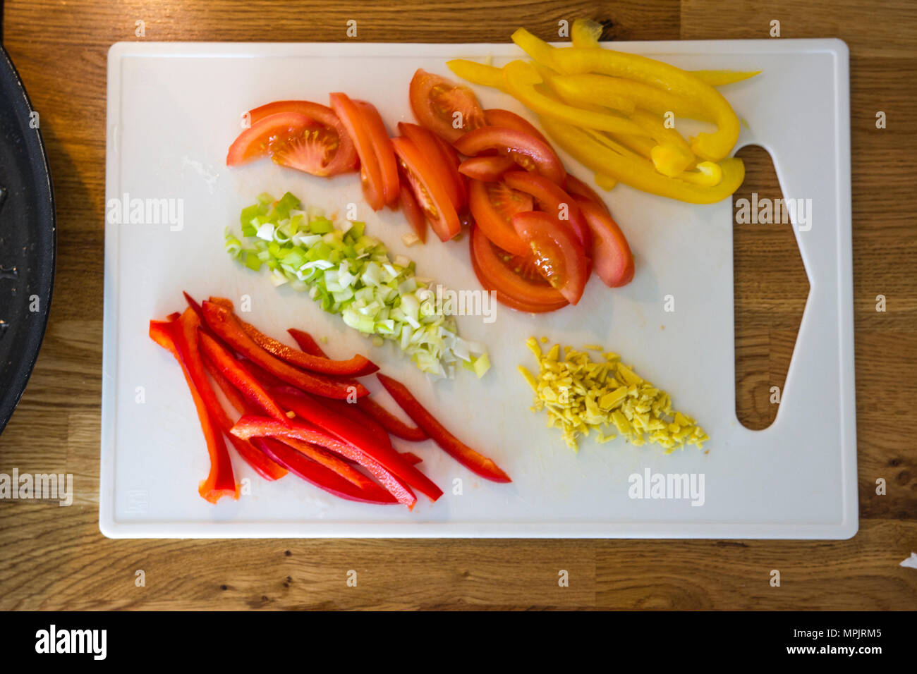 Making food in a kitchen Stock Photo - Alamy