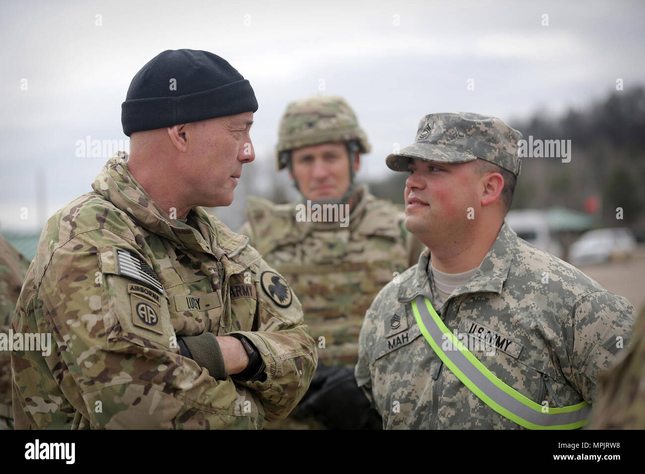 LTG Charles Luckey, left, Commanding General, U.S. Army Reserve ...