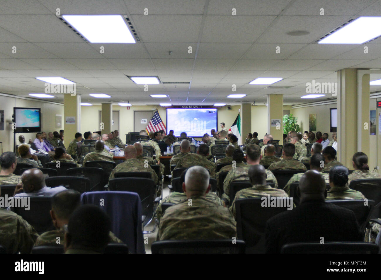 Leaders participate in the in the Global Combat Support System - Army ...