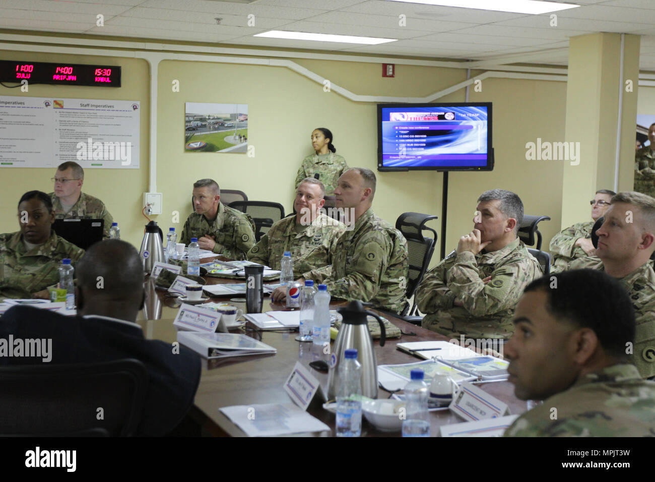 Leaders participate in the in the Global Combat Support System - Army ...