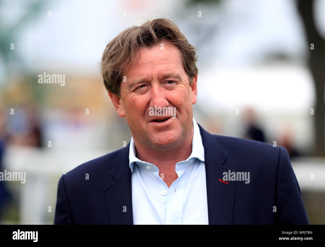Trainer David Simcock at Yarmouth Racecourse. PRESS ASSOCIATION Photo ...