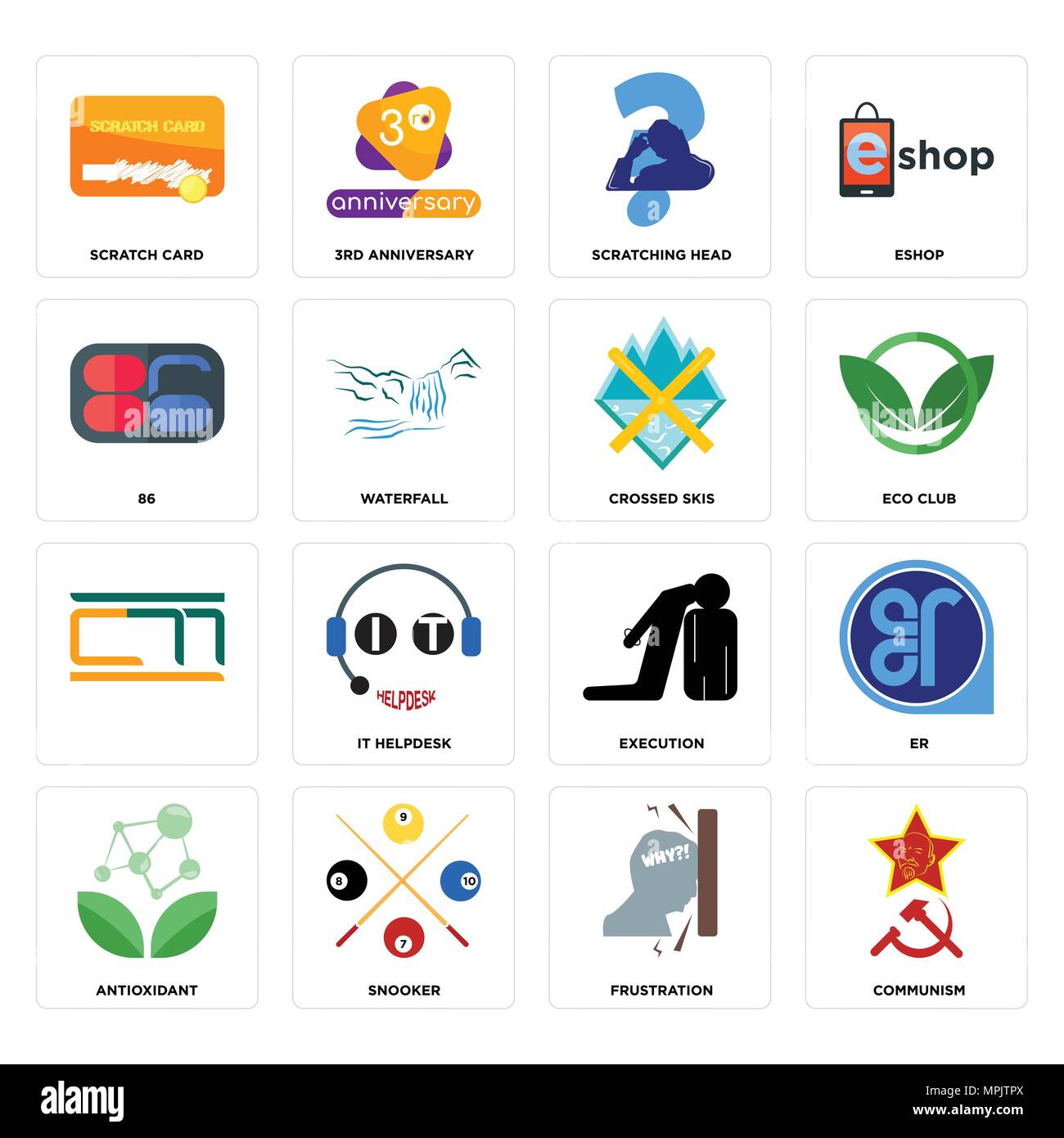 Symbols of communism Stock Vector Images - Alamy