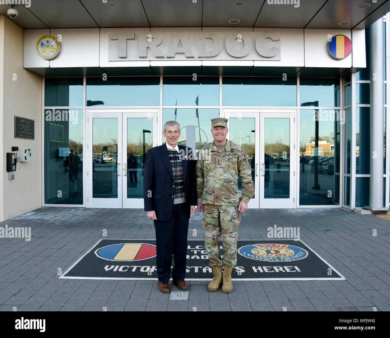 Gen. David Perkins, commanding general of the U.S. Army Training and ...