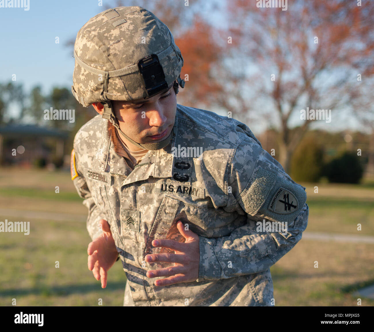 U.S. Army Sgt. Justin Greenhill of the 310th Psychological Operations ...