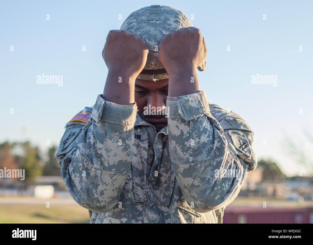 U.S. Army Sgt. Brandan Johnson of the 310th Psychological Operations ...