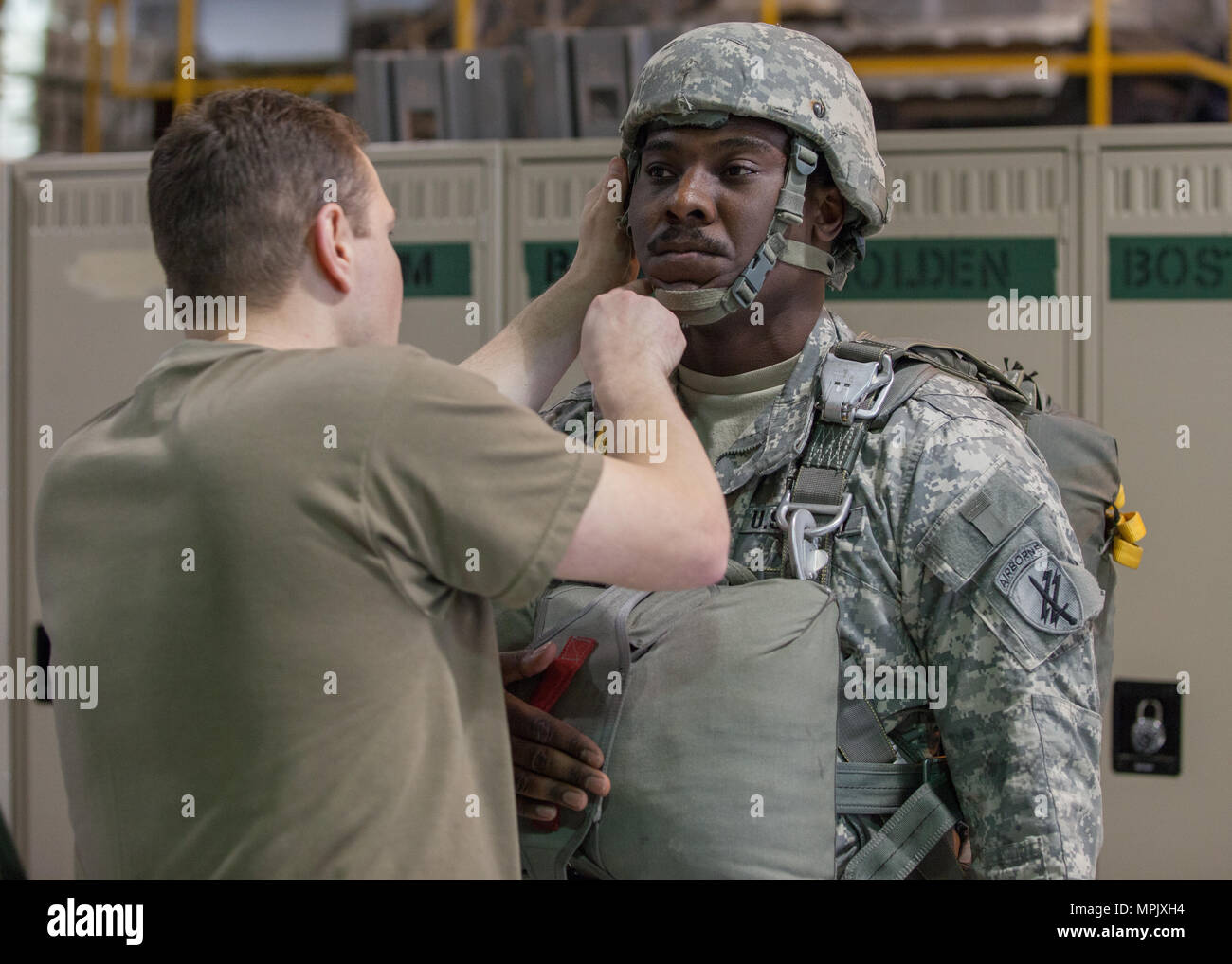 U.S. Army Sgt. Brandan Johnson of the 310th Psychological Operations ...
