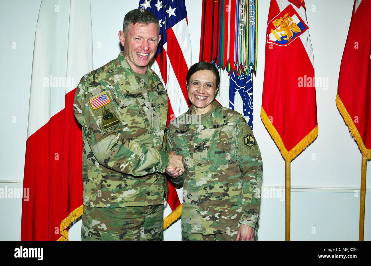 Commander 66th military intelligence brigade hi-res stock photography ...