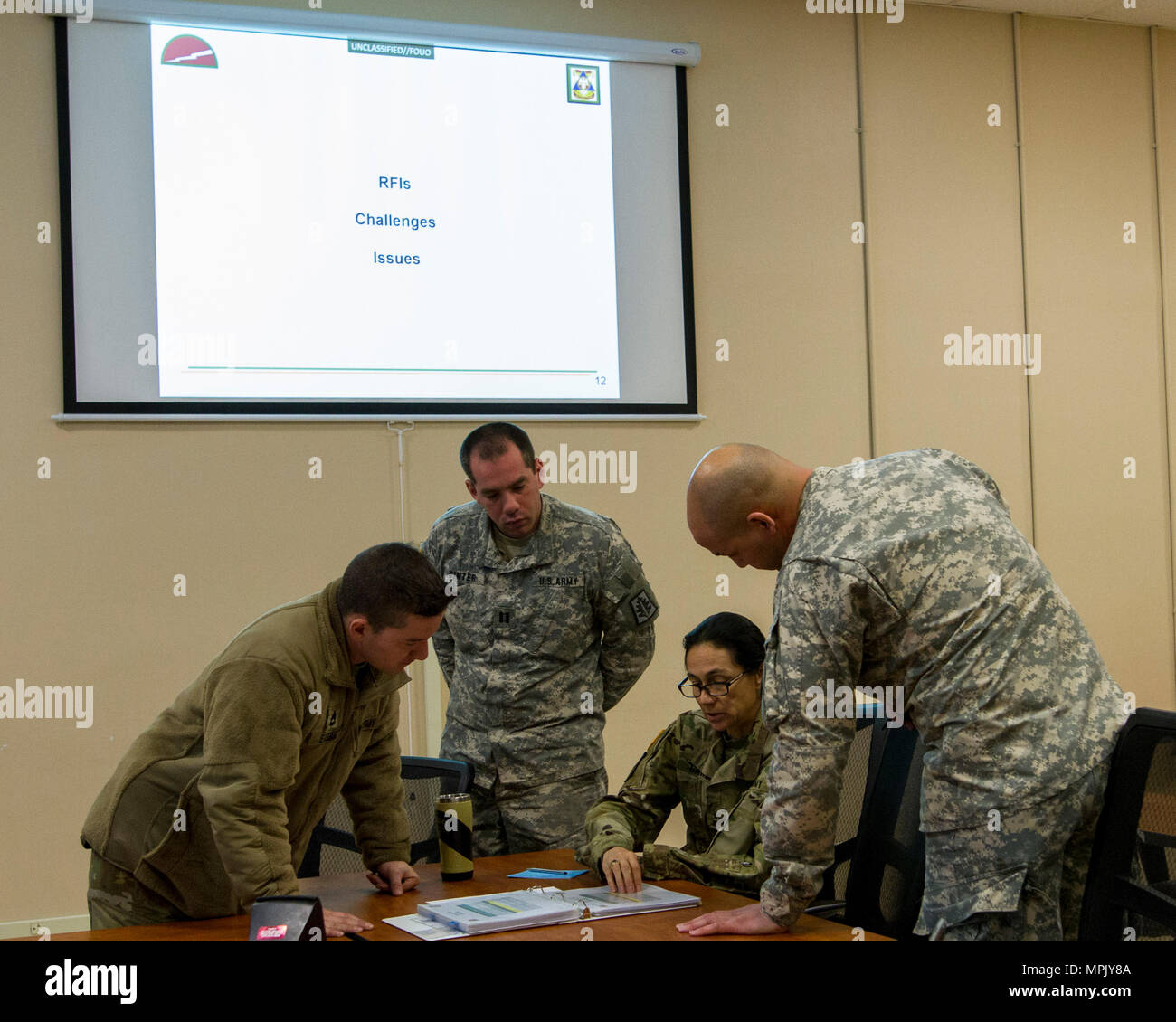 U.S. Army Reserve Soldiers Cpt. Stephen J. Ginter and Sgt. First Class ...