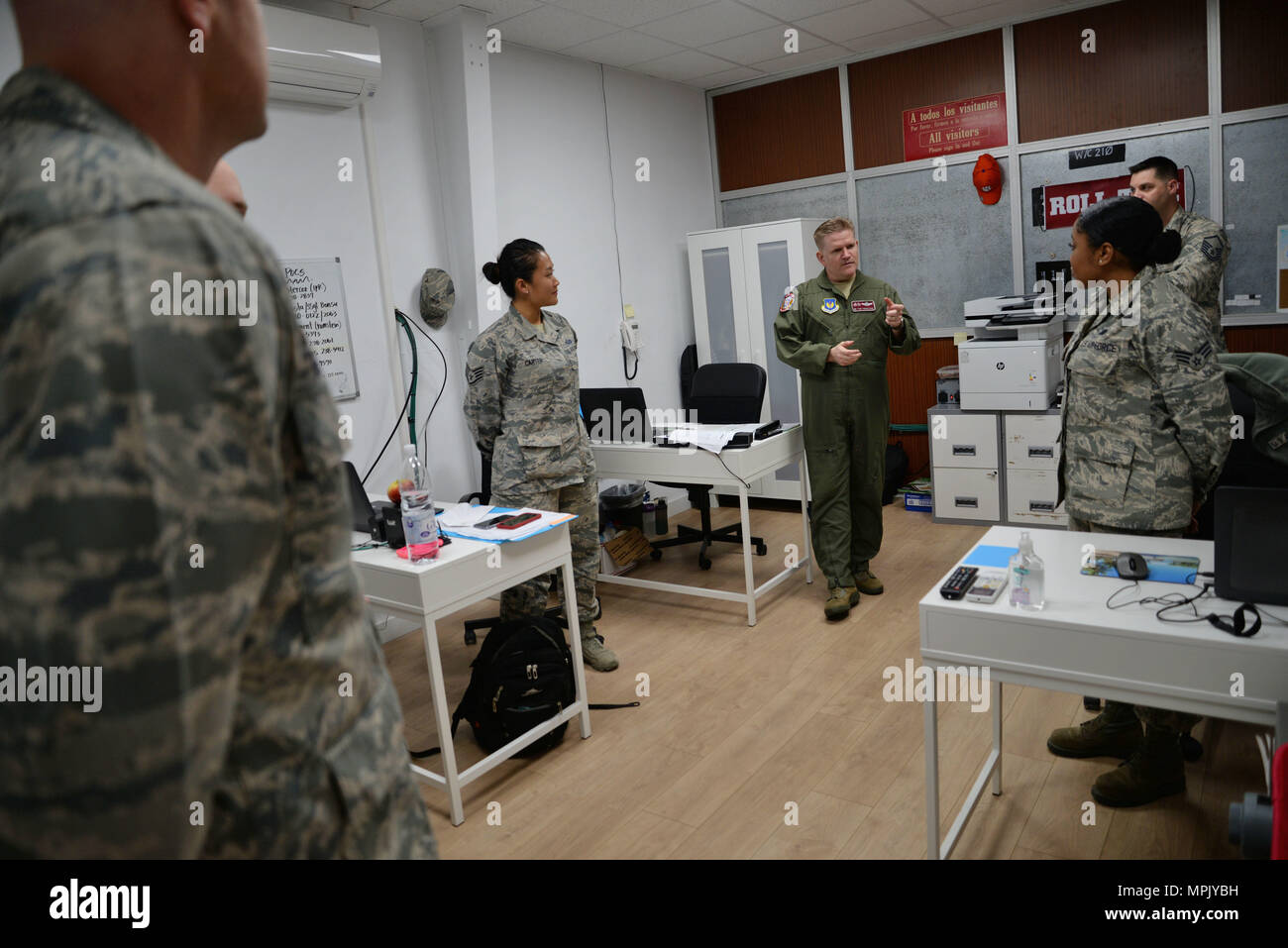 U.S. Air Force Col. Thomas Torkelson, 100th Air Refueling Wing ...