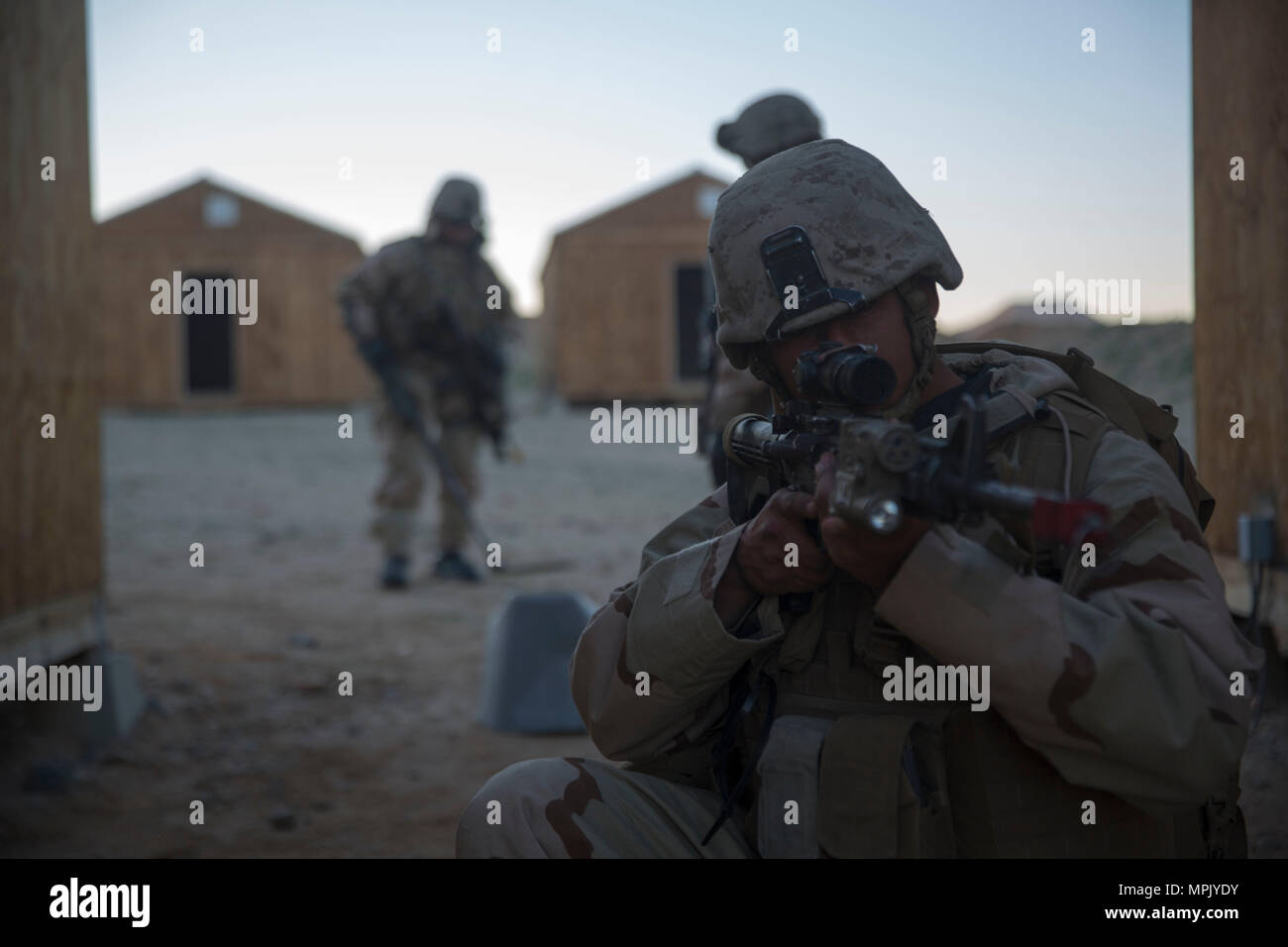 A Marine with 3rd Light Armored Reconnaissance Battalion, 1st Marine ...