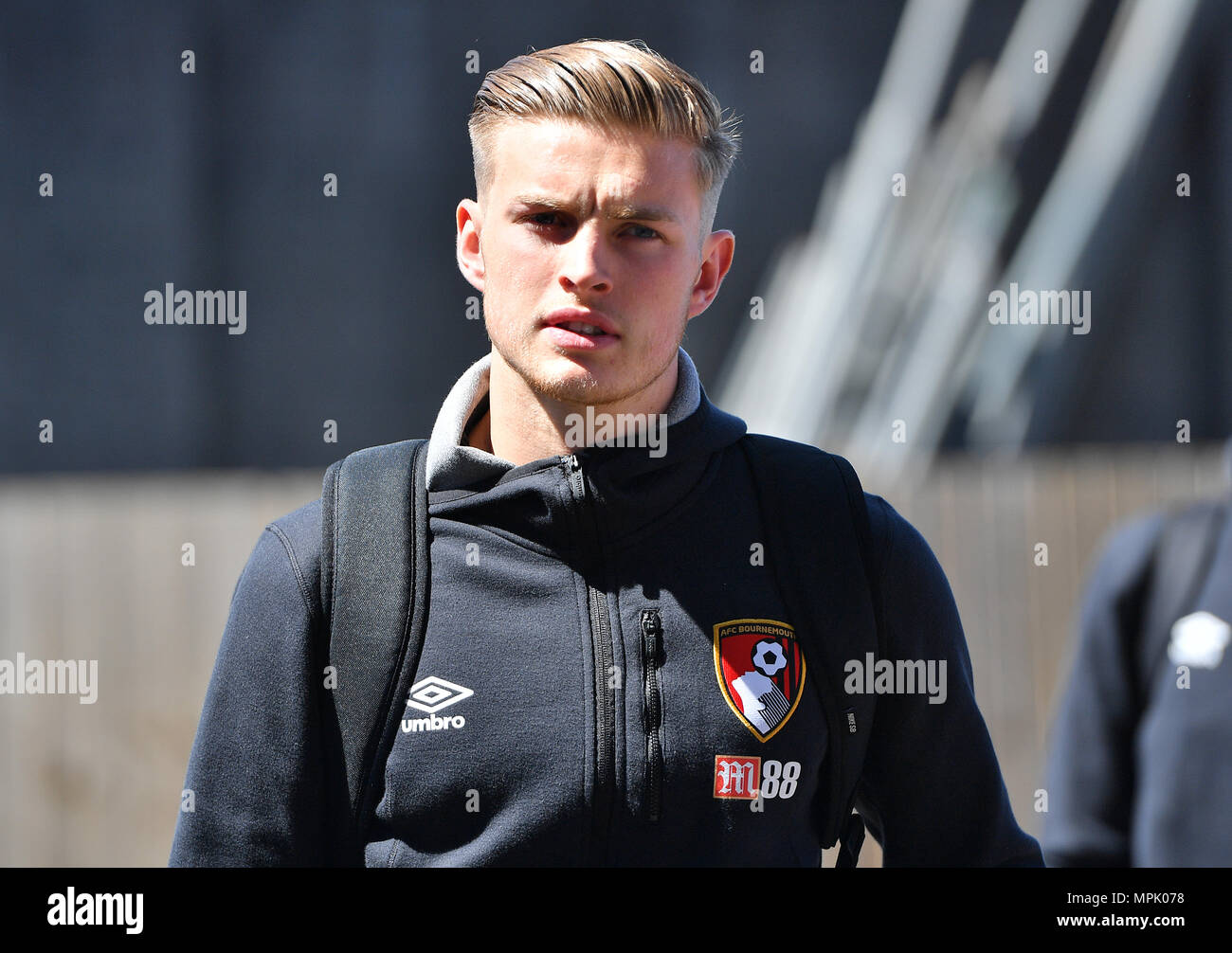 AFC Bournemouth's Kyle Taylor arriving before the game Stock Photo - Alamy